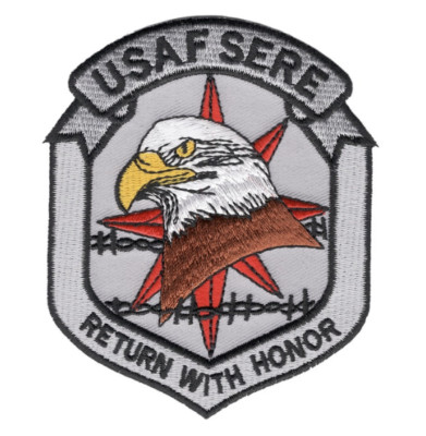 4" AIR FORCE USAF SERE RETURN WITH HONOR EAGLE EMBROIDERED PATCH | eBay