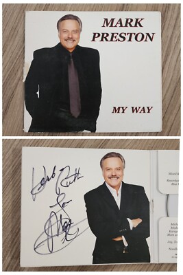 Mark Preston Signed My Way CD Digipak RAD | eBay