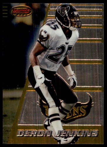 1996 BOWMAN'S BEST DERON JENKINS RC BALTIMORE RAVENS #179 | eBay