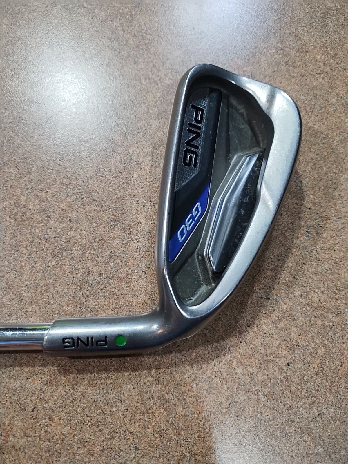 PING G30 GREEN DOT SINGLE IRON - STEEL SHAFT - CHOOSE IRON NUMBER # 5 ...