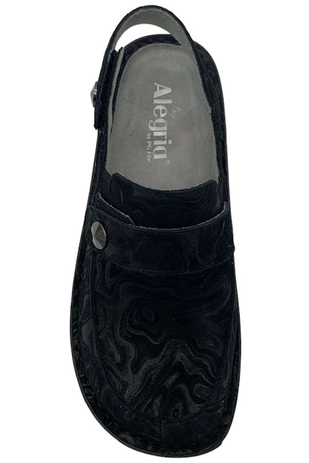 Alegria Leather Backstrap Clogs Farah Topography | eBay