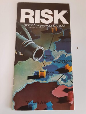 Instructions Rule Book Manual Replacement Risk 1980 Replacement Parts ...