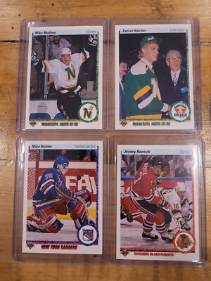 1990 Upper Deck - Modano RC #46, Roenick RC #63, Richter RC #32 ...