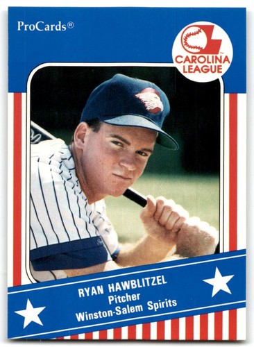1991 PROCARDS CAROLINA LEAGUE ALL-STARS RYAN HAWBLITZEL WINSTON-SALEM ...