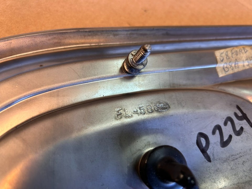 1958 Ford Fairlane Inner Tail Light Bezels NOS!! RH and LH Beautiful ...