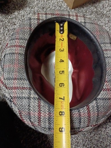 Vintage DOBB's Light Plaid Wool Fedora Debt Style Hat Size 6 3/4 | eBay