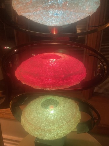 60’s MCM Large Spaghetti 35" Table Lamp/Saucer/Atomic/COSMOS by ...