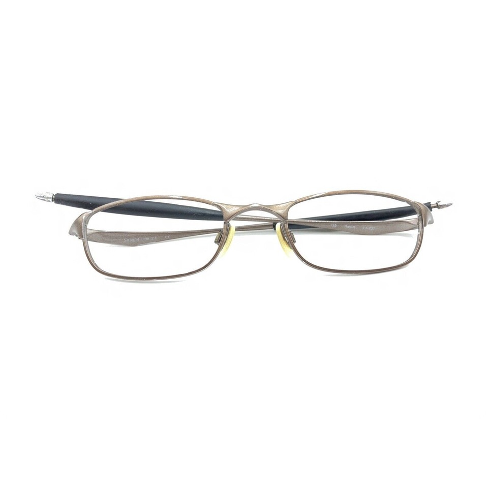Oakley Straight Line 2.0 11-737 Raisin Brown Eyeglasses Frames 47-20 ...