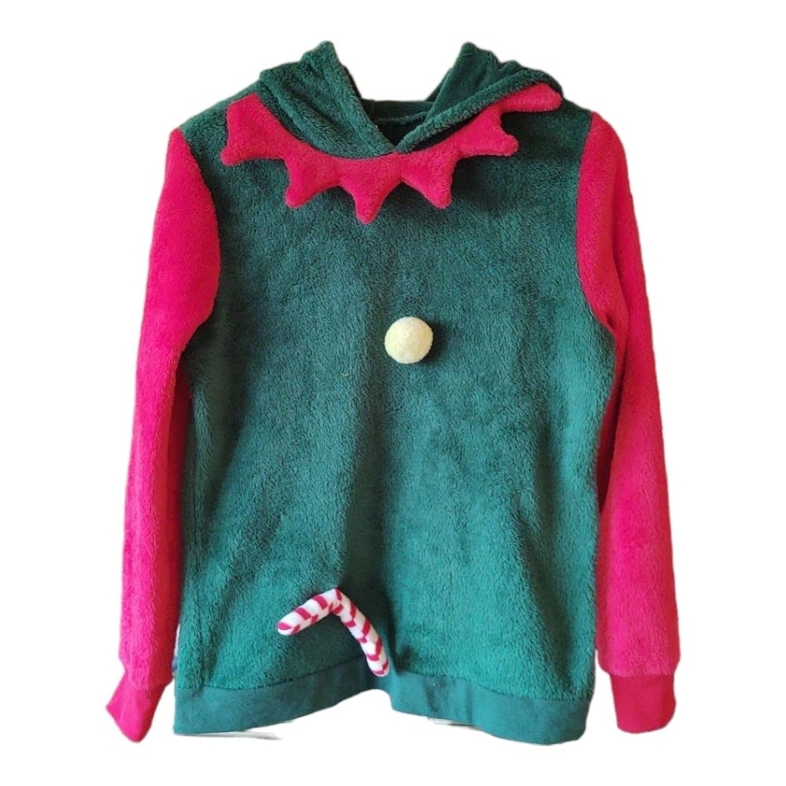 No Boundaries Christmas Elf Hoodie - Gem