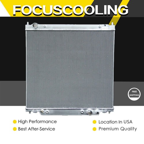2 Rows Aluminum Radiator For 1999-2003 Ford F-250 350 450 Super Duty 7 ...