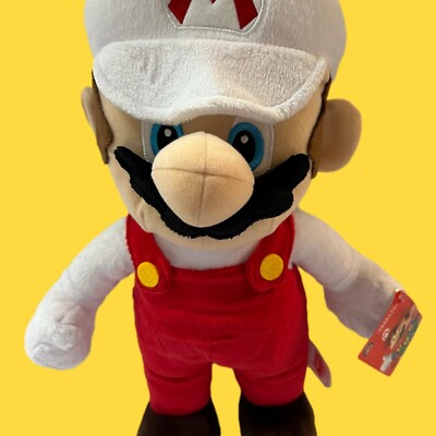 Taito Super Mario Extra Large Mario Plush White 450mm 17.71inch Prize ...