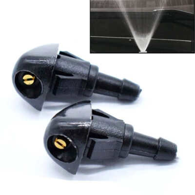 2x Front Windscreen Washer Nozzle Jet Spray For Honda Civic Fit Jazz CR ...