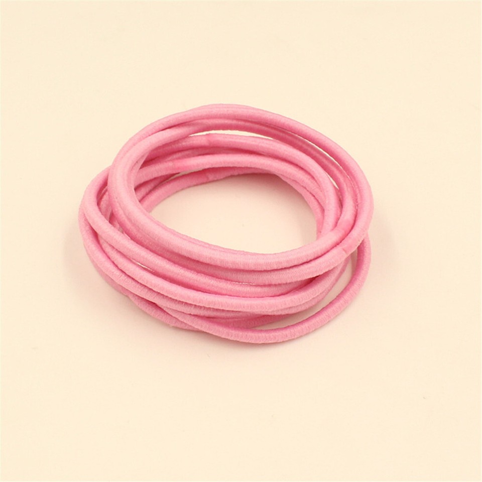 10 Stück Pferdeschwanz-Halter-Haargummis Dünne Elastische Gummibänder ...