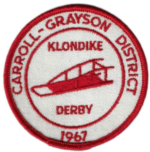 1967 Klondike Derby Carroll-Grayson District BSA Patch RD Bdr. [PW919 ...