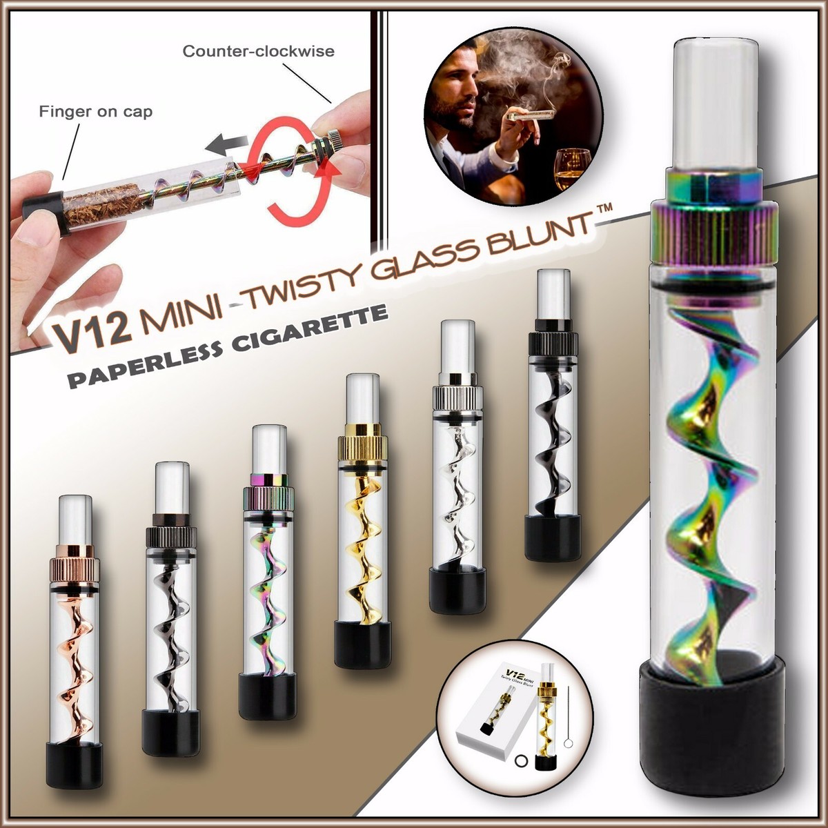 Glass Blunt Smoking