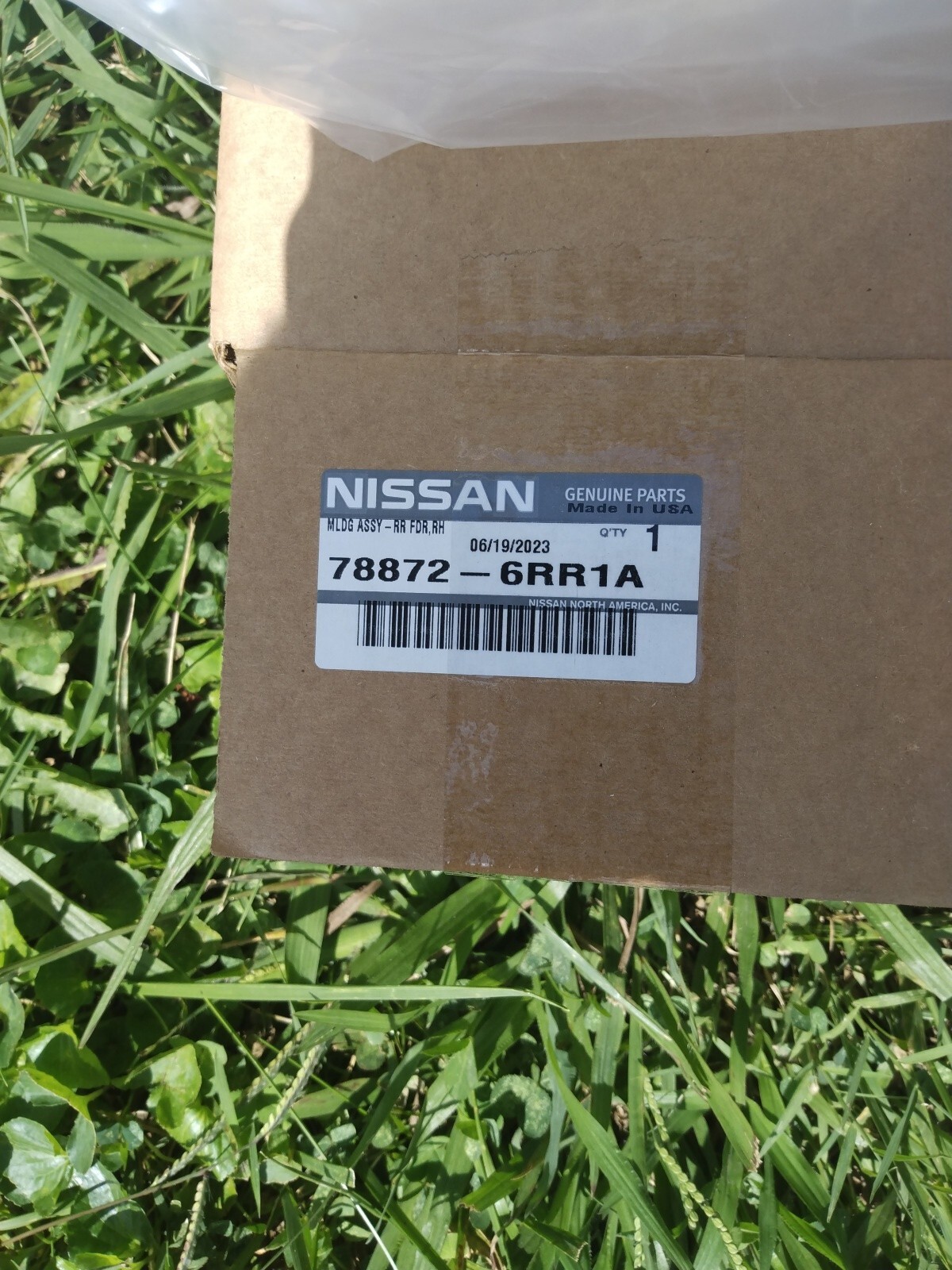 Genuine Nissan Wheel Opening Molding 78872-6RR1A for sale online | eBay