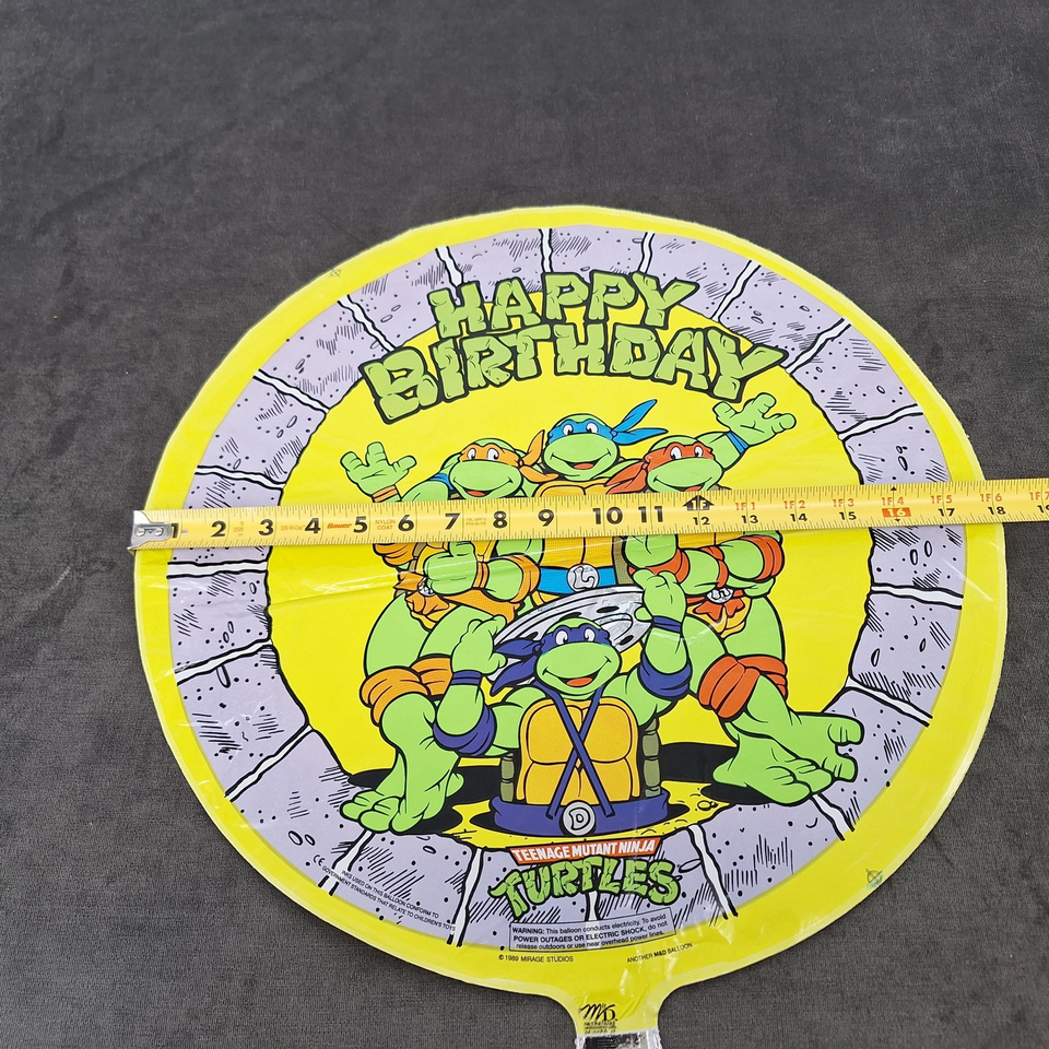 Vintage M & D Mylar Helium Party Balloon TMNT Teenage Mutant Ninja ...