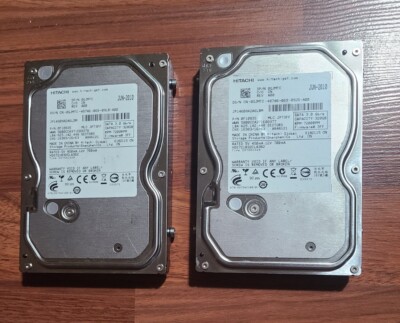 TWO Hitachi Deskstar 320GB 7200RPN 3.5" SATA Desktop PC Hard Drive HDD ...