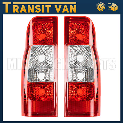FOR FORD TRANSIT MK7 REAR LEFT AND RIGHT SIDE LIGHT LAMP LENS PAIR ...