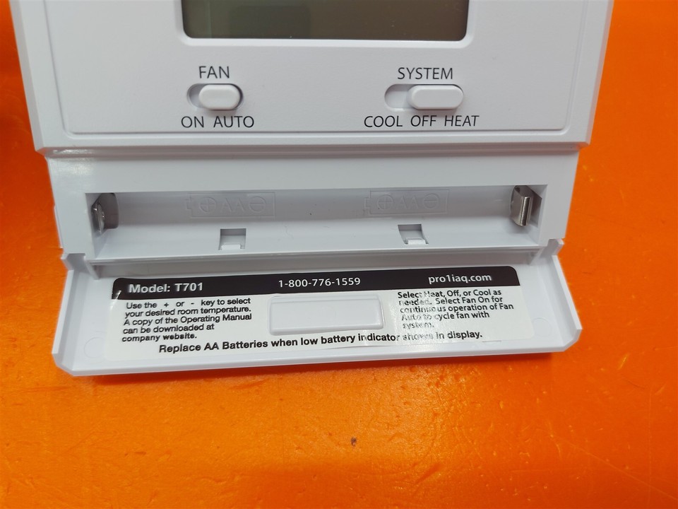 ⭐️⭐️⭐️⭐️⭐️ Pro1 IAQ T701 Digital Non-Programmable Thermostat w Mount | eBay