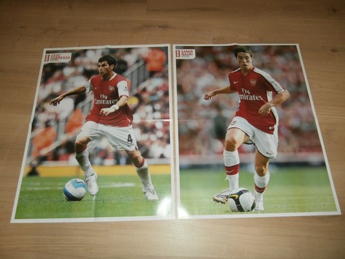 ARSENAL, FABREGAS, REYES, NASRI, CLICHY, 5 POSTERS ONZE MONDIAL (JT29 ...