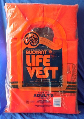 KENT ADULT Type II LIFE JACKETS Universal Sized VESTS - USCG Approved ...