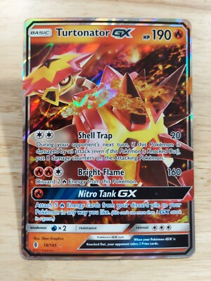 Turtonator GX 18/145 Guardians Rising NM Ultra Rare Pokemon Card | eBay