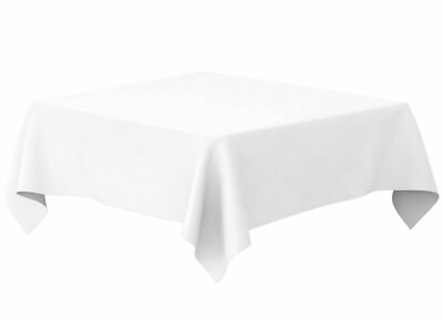 VEEYOO Square Tablecloth - 85x85 Inch Polyester Table Cloth Washable ...