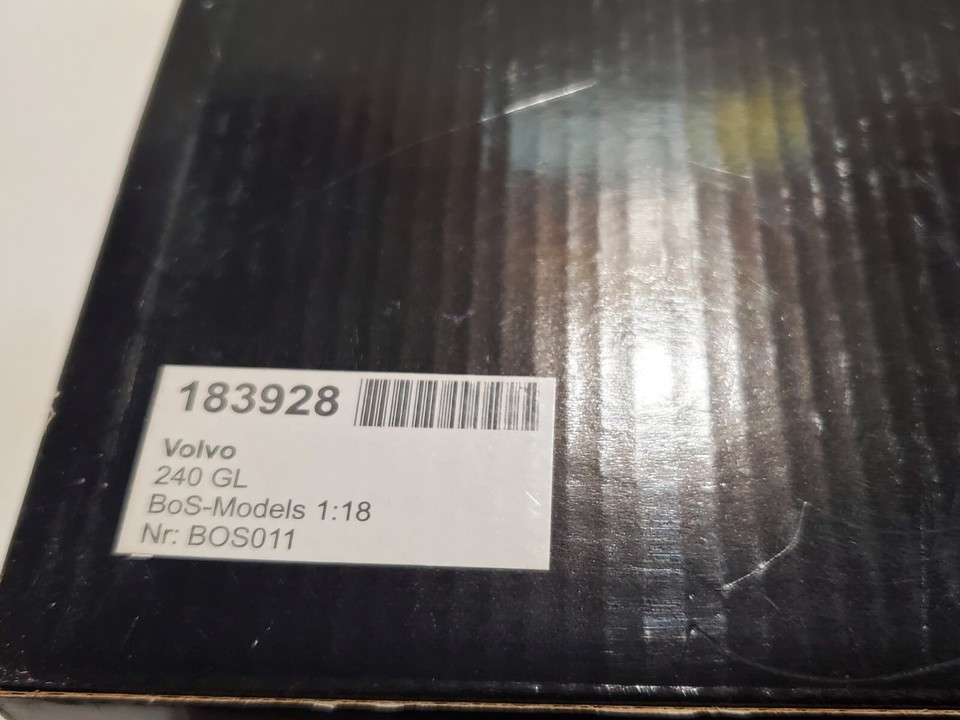 BOS Models 1989 Volvo 240 GL Station Wagon 1:18 Scale Resin Car LE ...