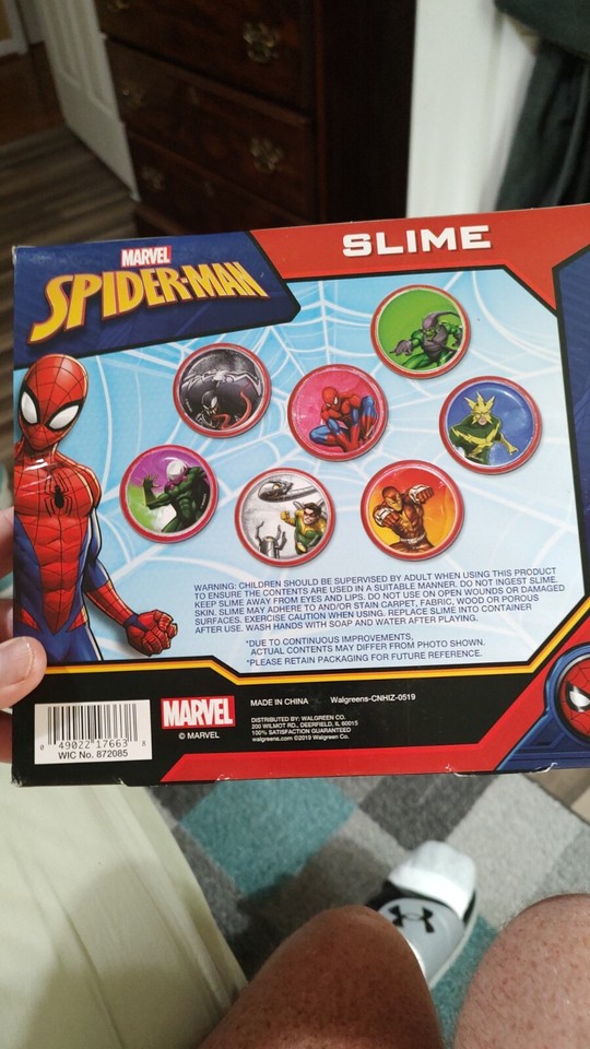 Marvel Spider-Man Slime Kit New Factory Sealed Package Free shipping | eBay