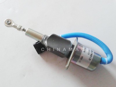 New 12V Stop Solenoid Valve 3930233 SA-4335-12 for Cummins 6BT 5.9L ...