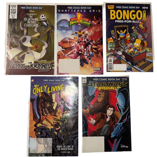Free comic book Day 2018/2019 Lot Of 10 Simpsons Power Rangers The Tick ...
