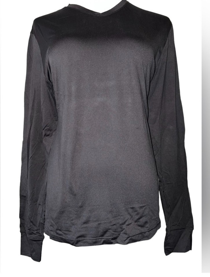 Cuddl Duds Chill Chasers Stretch Microfiber Long Sleeve V-Neck Top ...