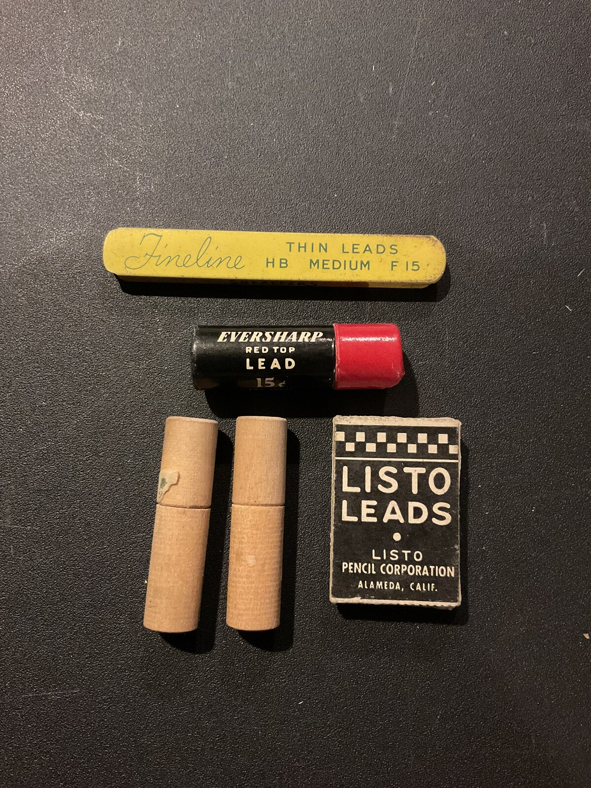 Lot Of Vintage Pencil Lead And Containers | eBay