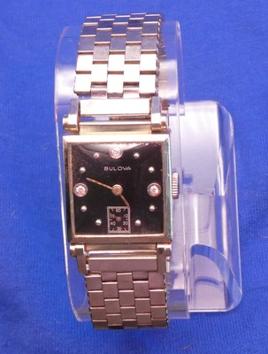 14K White Gold 1946 Bulova Beau Brummell 8AE 17 Jewel Excellent ...