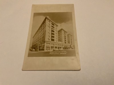 Portland, Oregon ~ Multnomah Hotel - Real Photo Vintage 1951 Postcard ...