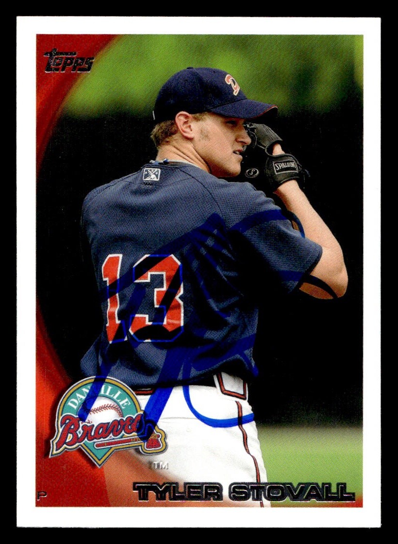 Tyler Stovall signed auto 2010 Topps Pro Debut #257 Danville Braves | eBay