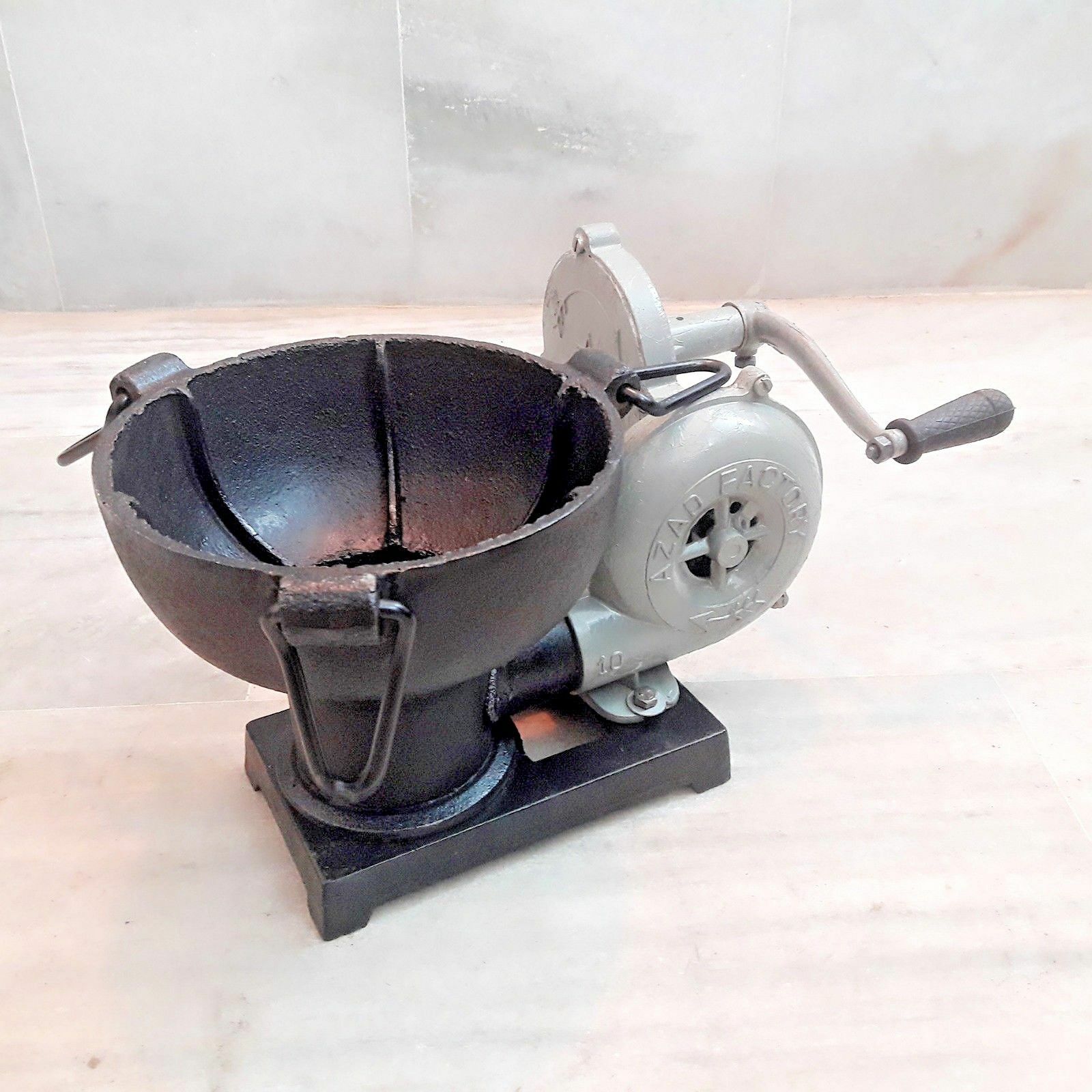 Vintage Style Forge Furnace With Hand Blower Pedal Type Handle ...