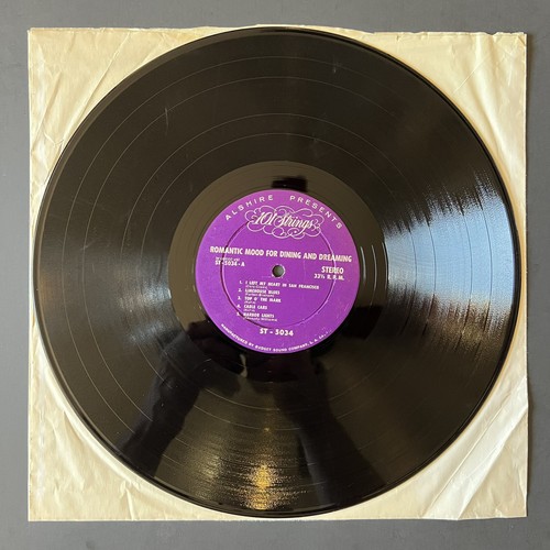 101 Strings A Romantic Mood For Dining And Dreaming LP EX/VG+ Alshire ...