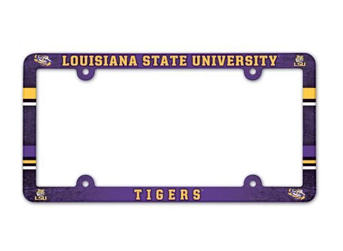 LSU Tigers License Plate Frame - Full Color | eBay