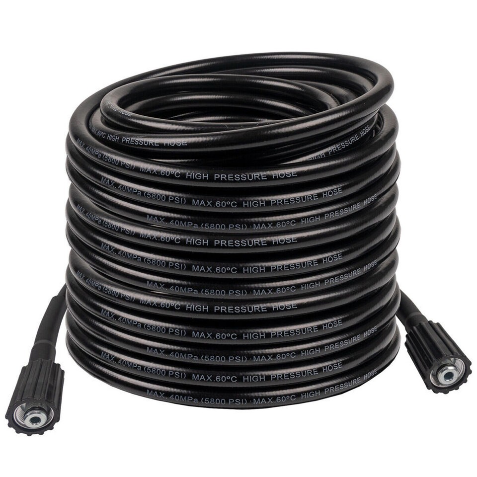 50 FT High Pressure Washer Hose 5800 PSI M22-14MM Power Washer ...