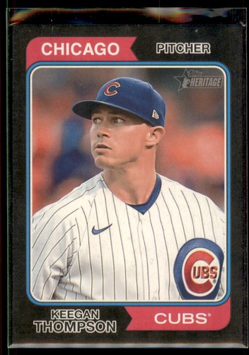 Keegan Thompson 2023 Topps Heritage Black Border #340 Chicago Cubs | eBay
