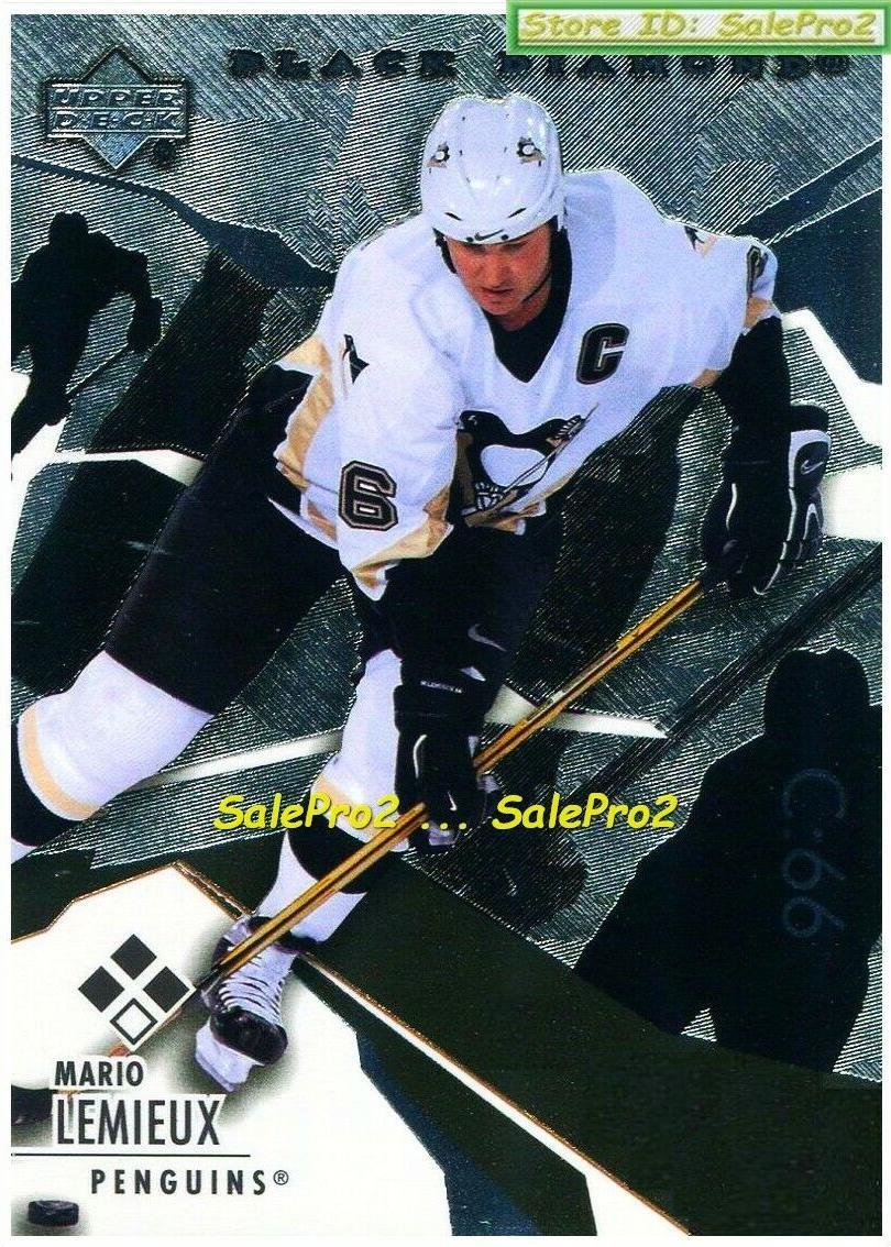 2003-04 Upper Deck Black Diamond - Mario Lemieux #135 Color Green /100 ...