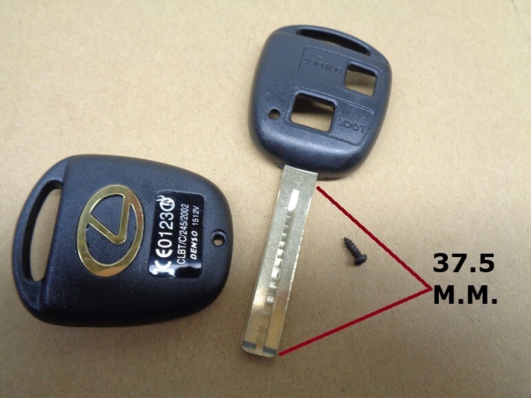 BLANK KEY FITS LEXUS GX470 LS400 LS430 LX470 RX300 330 350 SC430 (2 ...