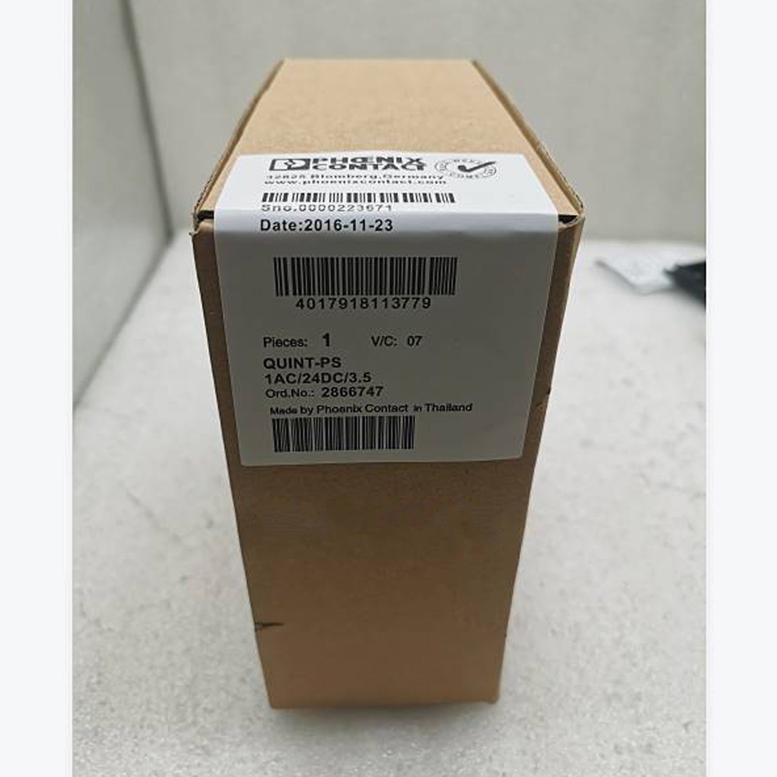 Phoenix 1PC NEW CONTACT 2866747 Power Supply Unit QUINT-PS/1AC/24DC/3.5 ...