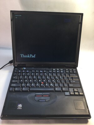 IBM ThinkPad 600 12" Laptop Intel Pentium II Vintage- BOOTS/BAD KB ...