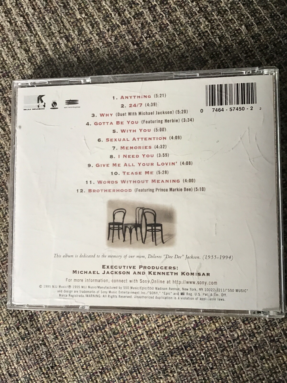 Brotherhood by 3T (CD, Oct-1995, Sony Music Distribution (USA)), OOP | eBay
