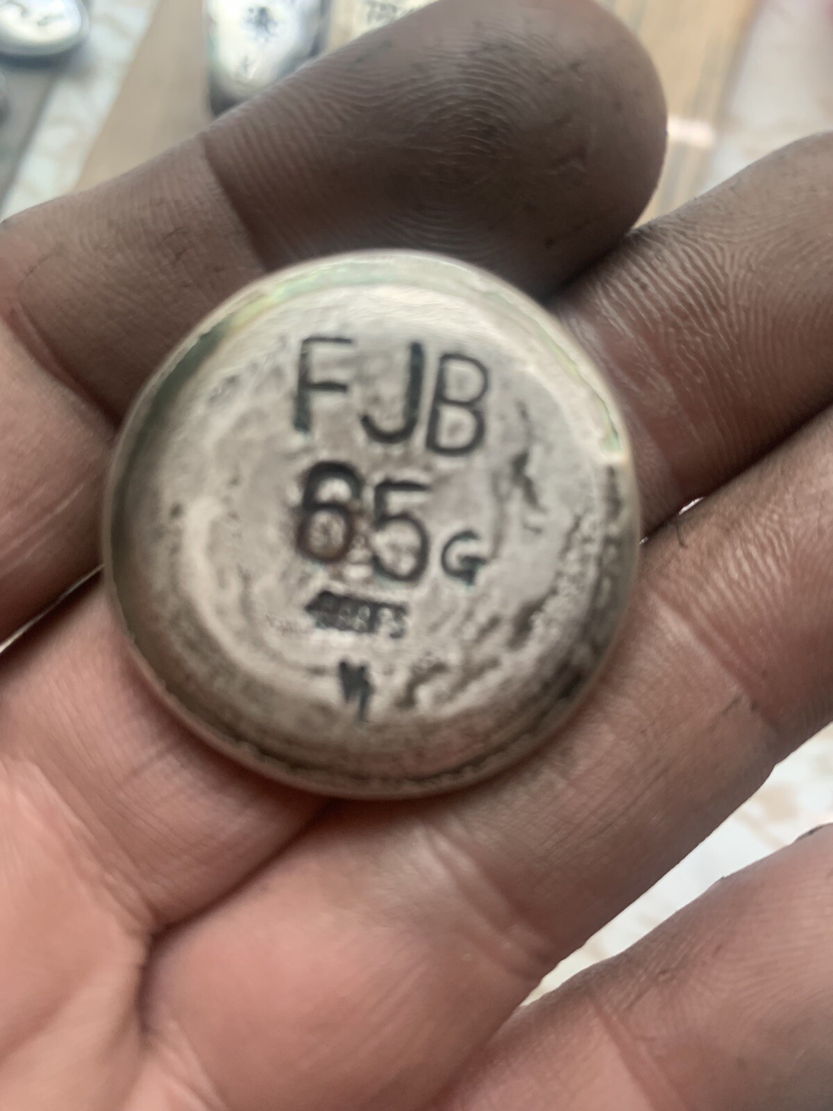 Hand poured 63- 65g 999 fine silver bullion trump fjb guaranteed 999 fs ...