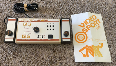Vintage Video Sport by TCR Model 104 Video Game System Box & Manual | eBay