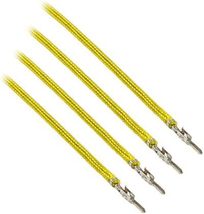 Cable Mod CM-MSW-16Y-4-R CableMod ModFlex Sleeved Cable Yellow 40cm - 4 ...